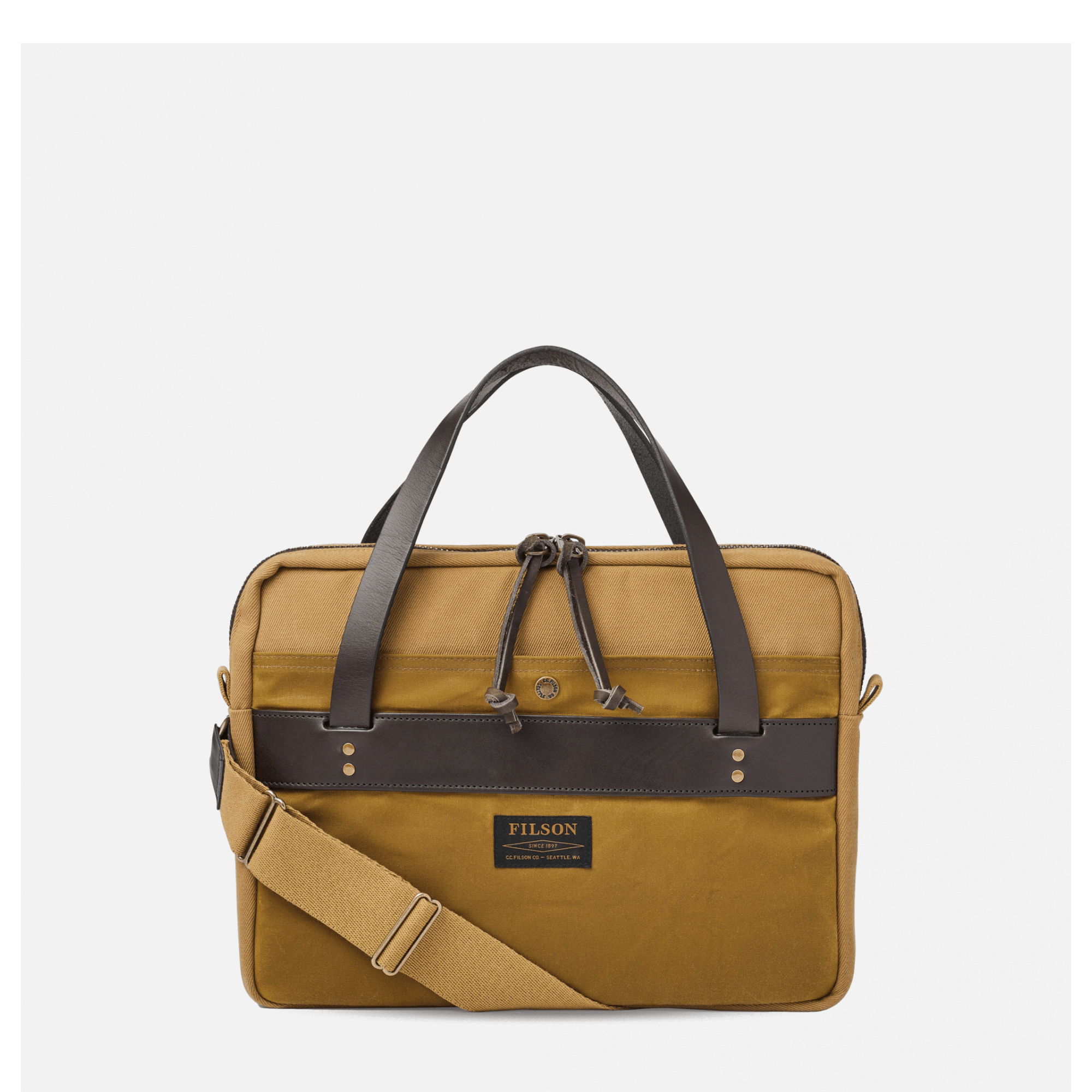 Filson USA | Rugged Compact Briefcase Tan | Shop Royalcheese Paris ...