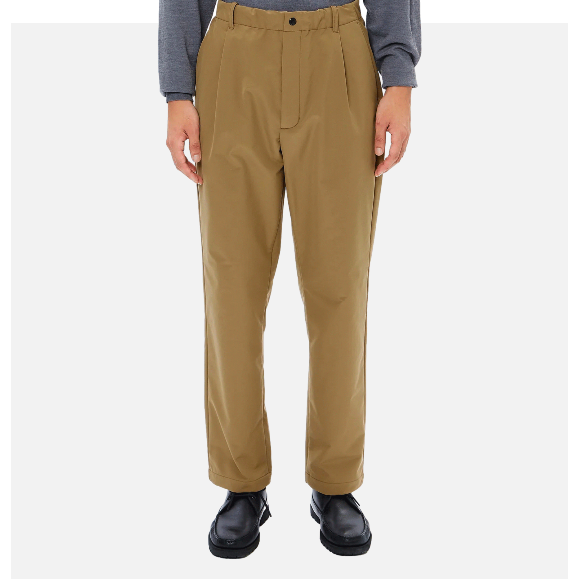 Goldwin | Brushed Back One Tuck Pant Clay Beige | Shop Royalcheese ...