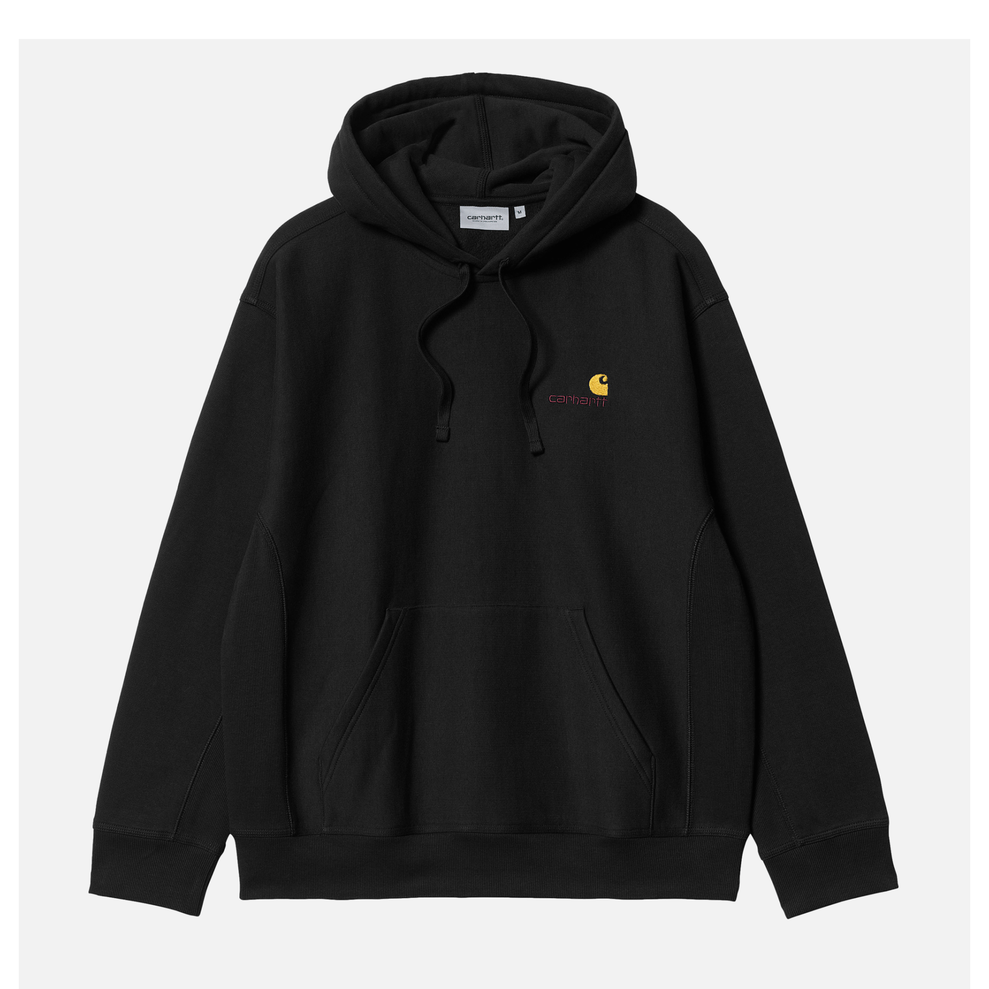 Carhartt WIP | Hooded American Script Noir | Royalcheese Paris ...