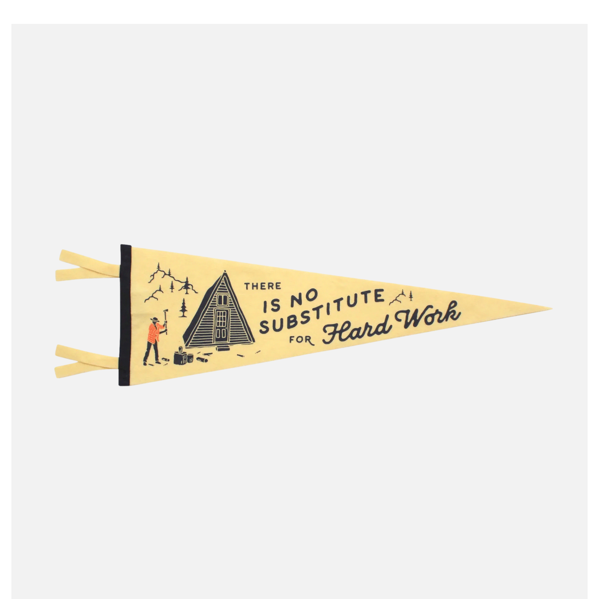 Oxford Pennant | Hard Work Pennant Natural | Royalcheese Paris ...