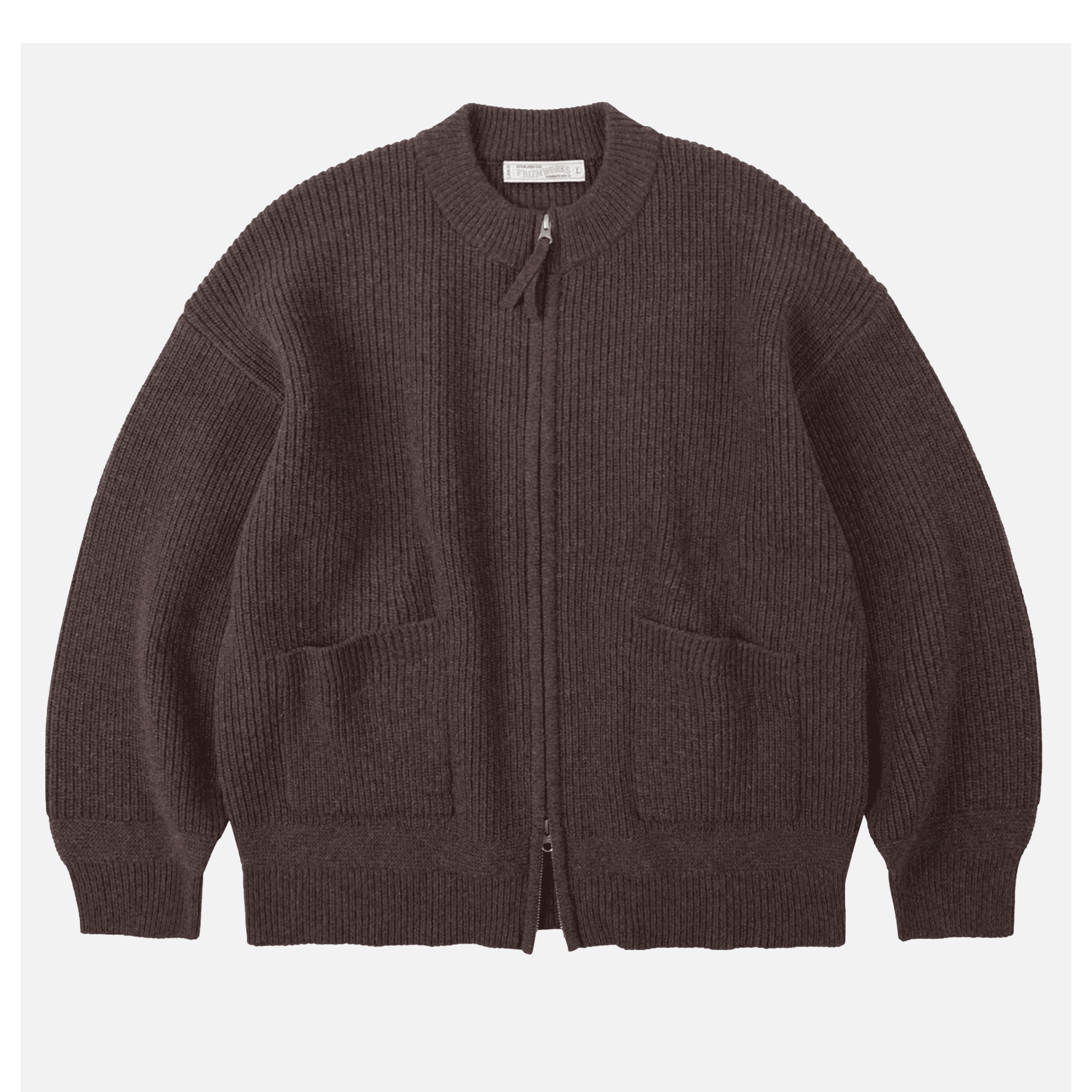 Frizmworks | Wool Deck Cardigan Choco | Shop Royalcheese Paris ...