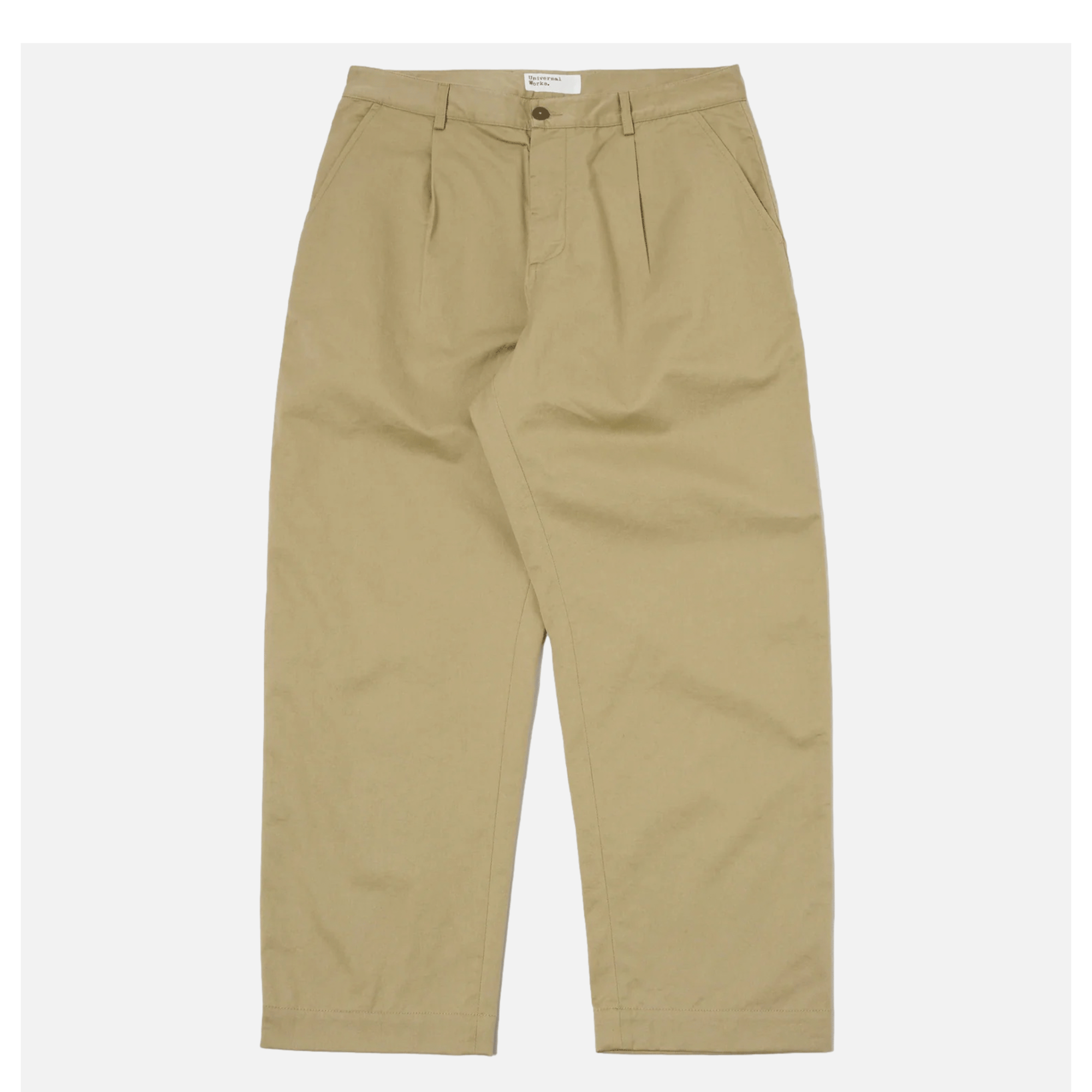 Universal Works | Duke Pant Twill Sand | Royalcheese Paris - Royalcheese