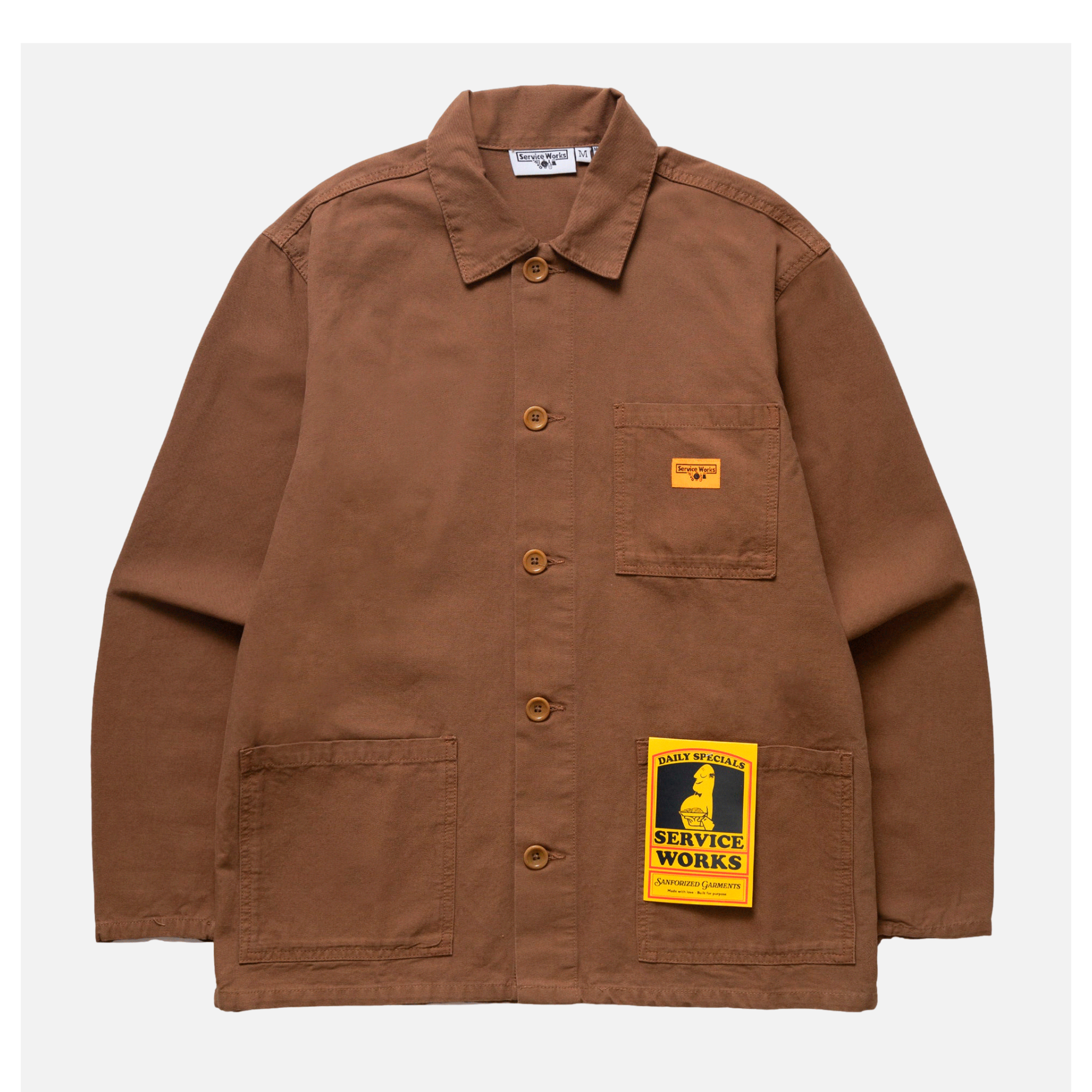 Service Works | Chore Shirt Bark | Shop Royalcheese Paris - Royalcheese