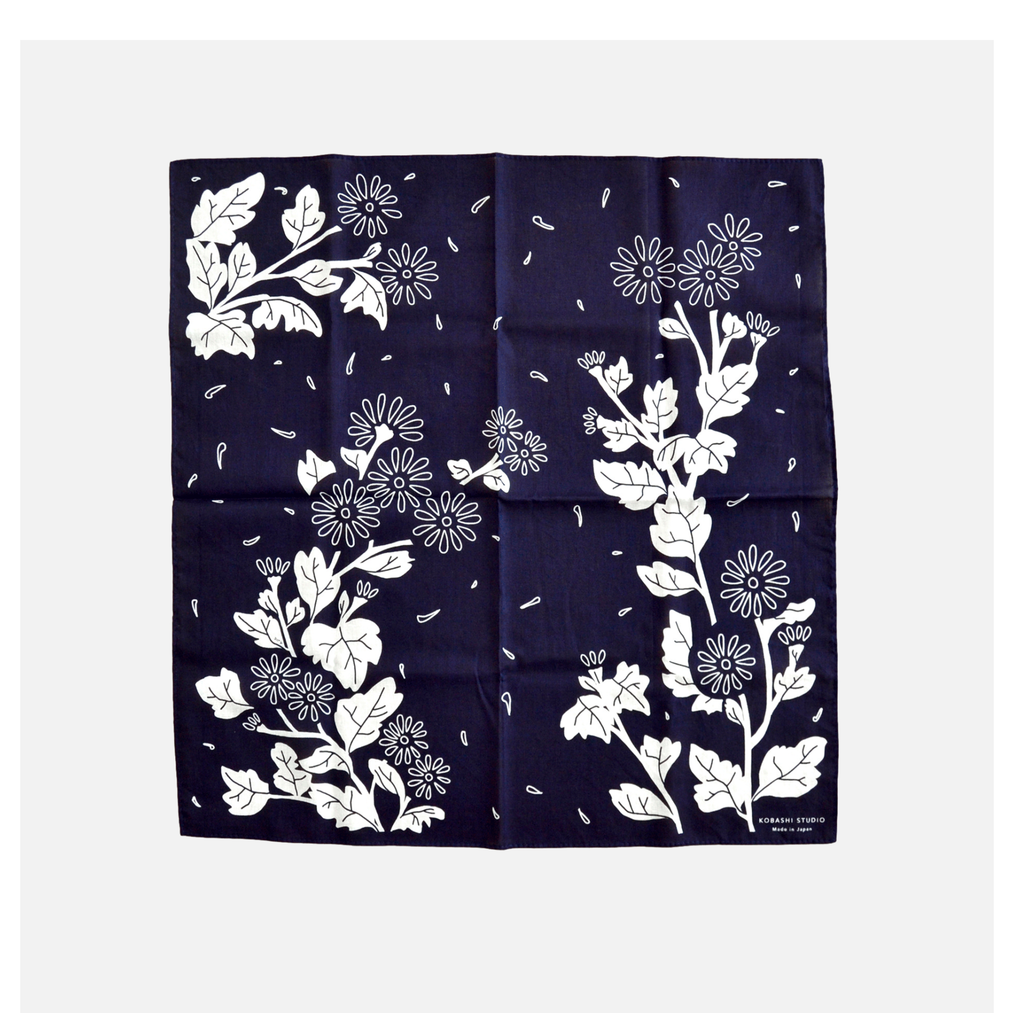 Kobashi Studio | Navy Bandana | Shop Royalcheese Paris - Royalcheese